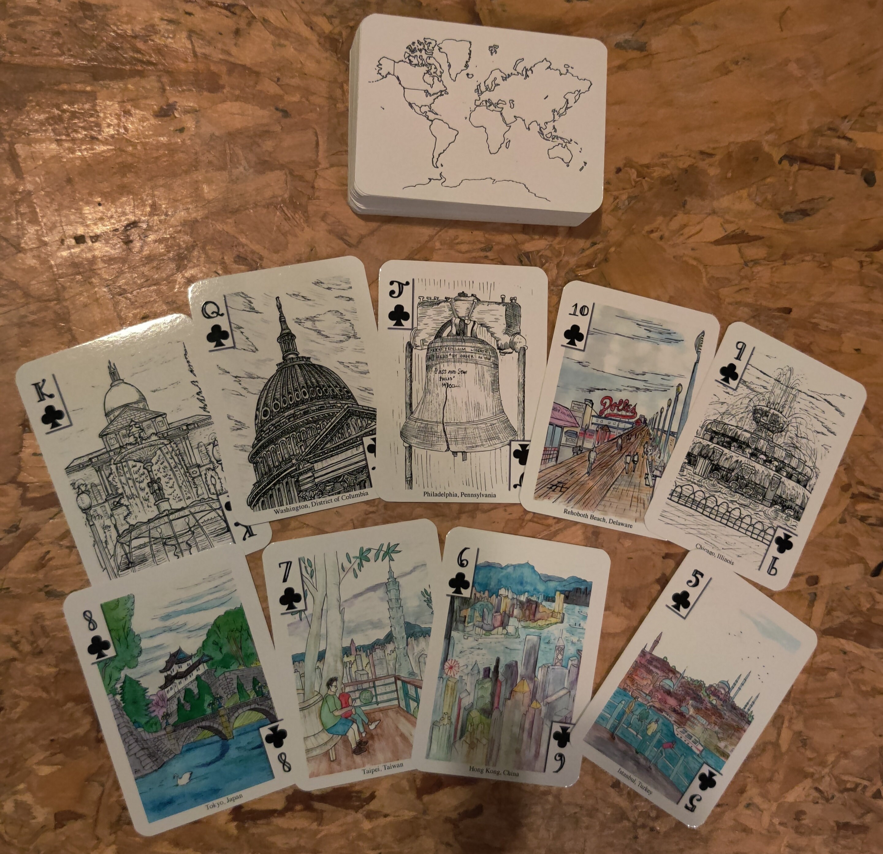 Cities of the World Playing Cards - Etsy