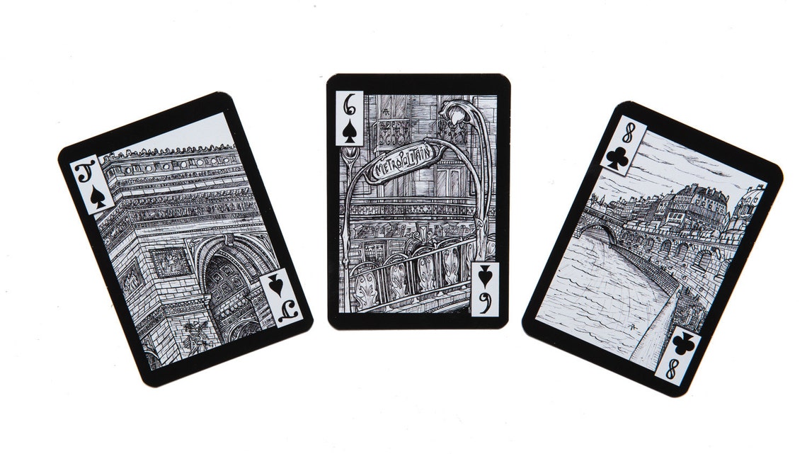 Paris Playing Cards - Etsy