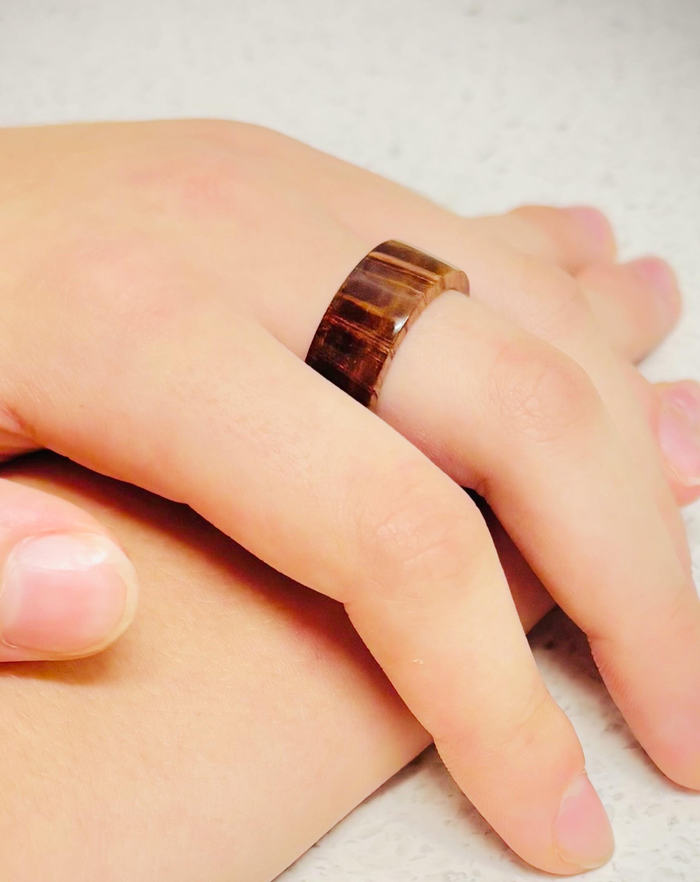 Wood Ring, Australian Buloke, Handmade, Custom Wooden Rings, Unique ...