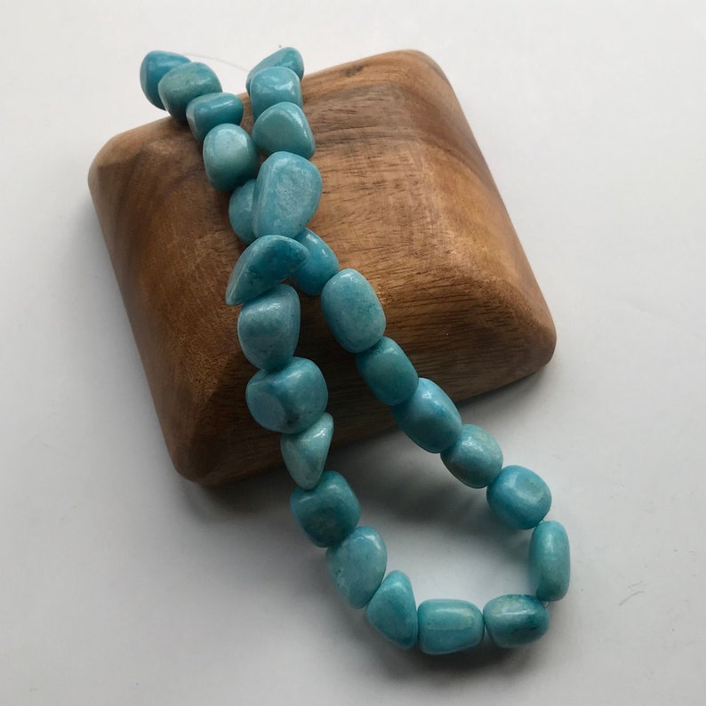 Blue Magnesite Chunky Beads Rustic Gemstone Beads Craft - Etsy Sweden
