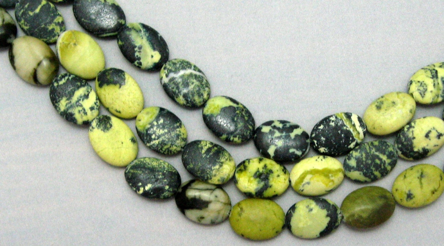 Yellow Turquoise Ovals 18x13mm Full Strand 15" Gemstone Beads - Etsy