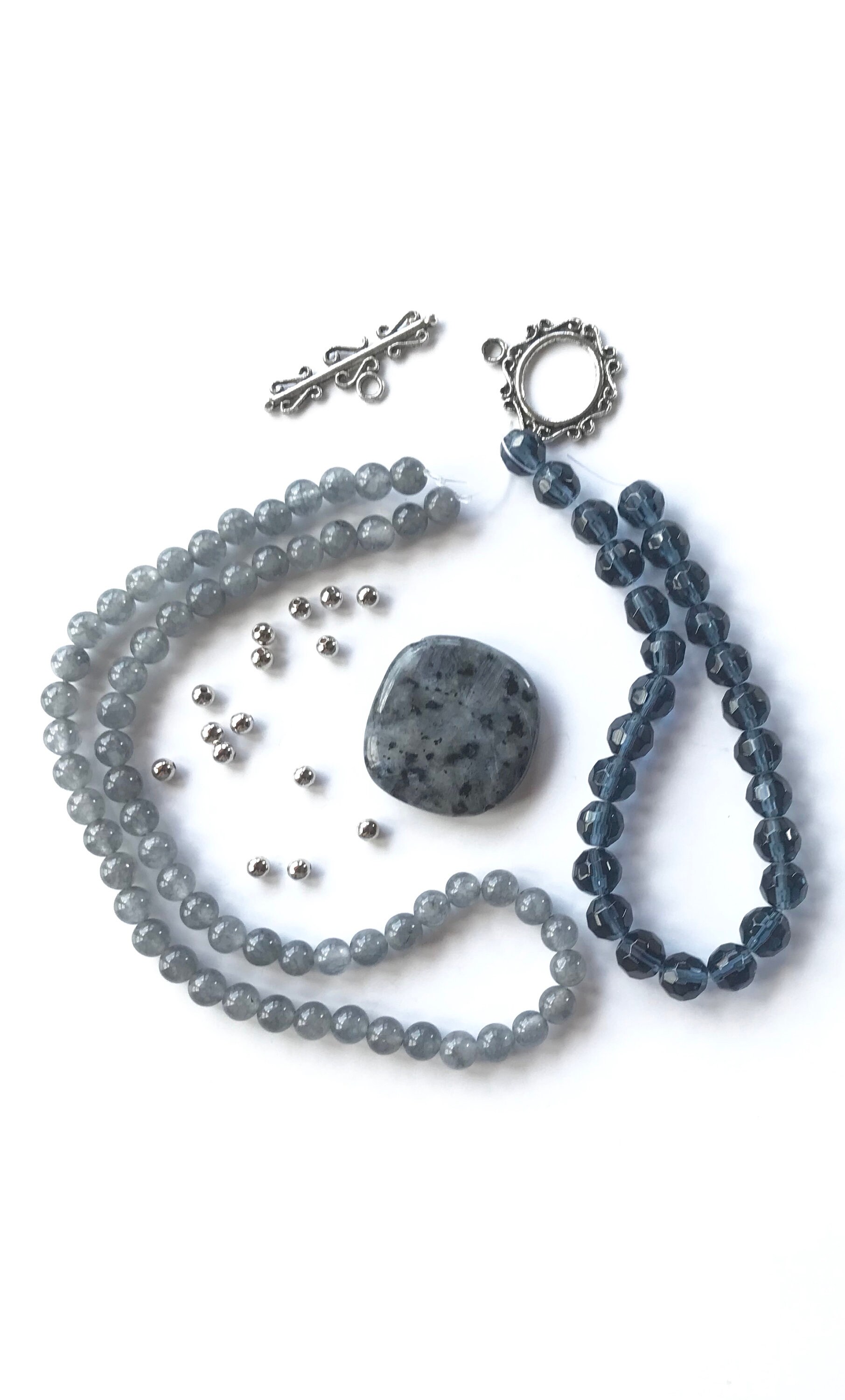 Bead Kit Spectrolite Pendant DIY Necklace Kit Beads a Plenty™ - Etsy