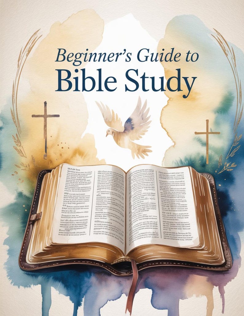 31-day Beginner’s Bible Study Guide | Printable PDF | 8.5" X 11 ...