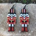Nutcracker Beaded Earrings - Etsy