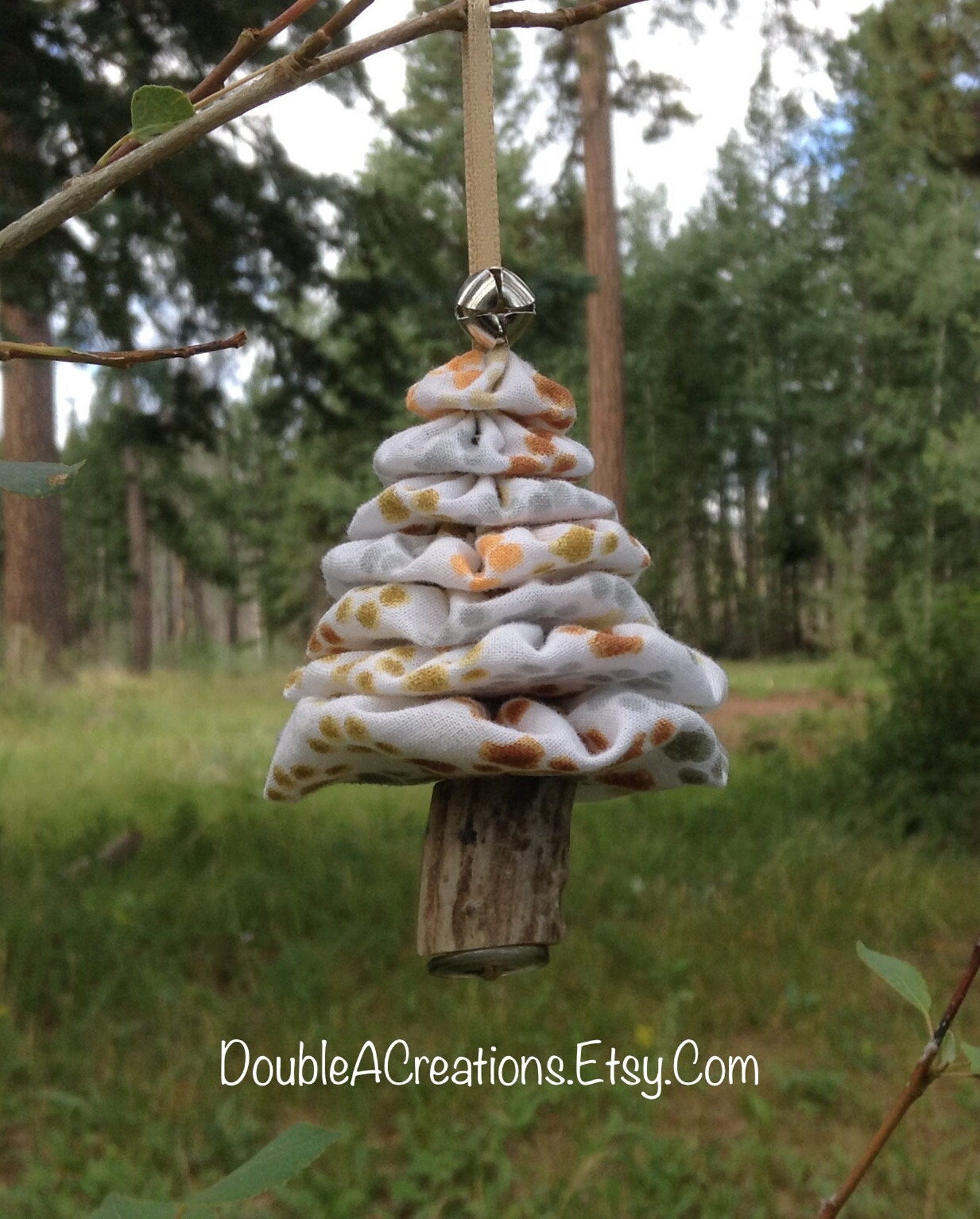 Primitive Puppy Paws With Antler Base Yo-yo Christmas Tree - Etsy