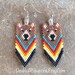 Native Bear Beaded Earrings - Etsy