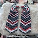 Native Ravens Beaded Earrings With Fringe, Salish Design - Etsy