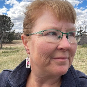 Fireweed Flowers Beaded Earrings - Etsy