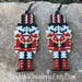 Nutcracker Beaded Earrings - Etsy