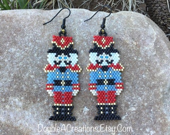 Nutcracker Beaded Earrings | Etsy
