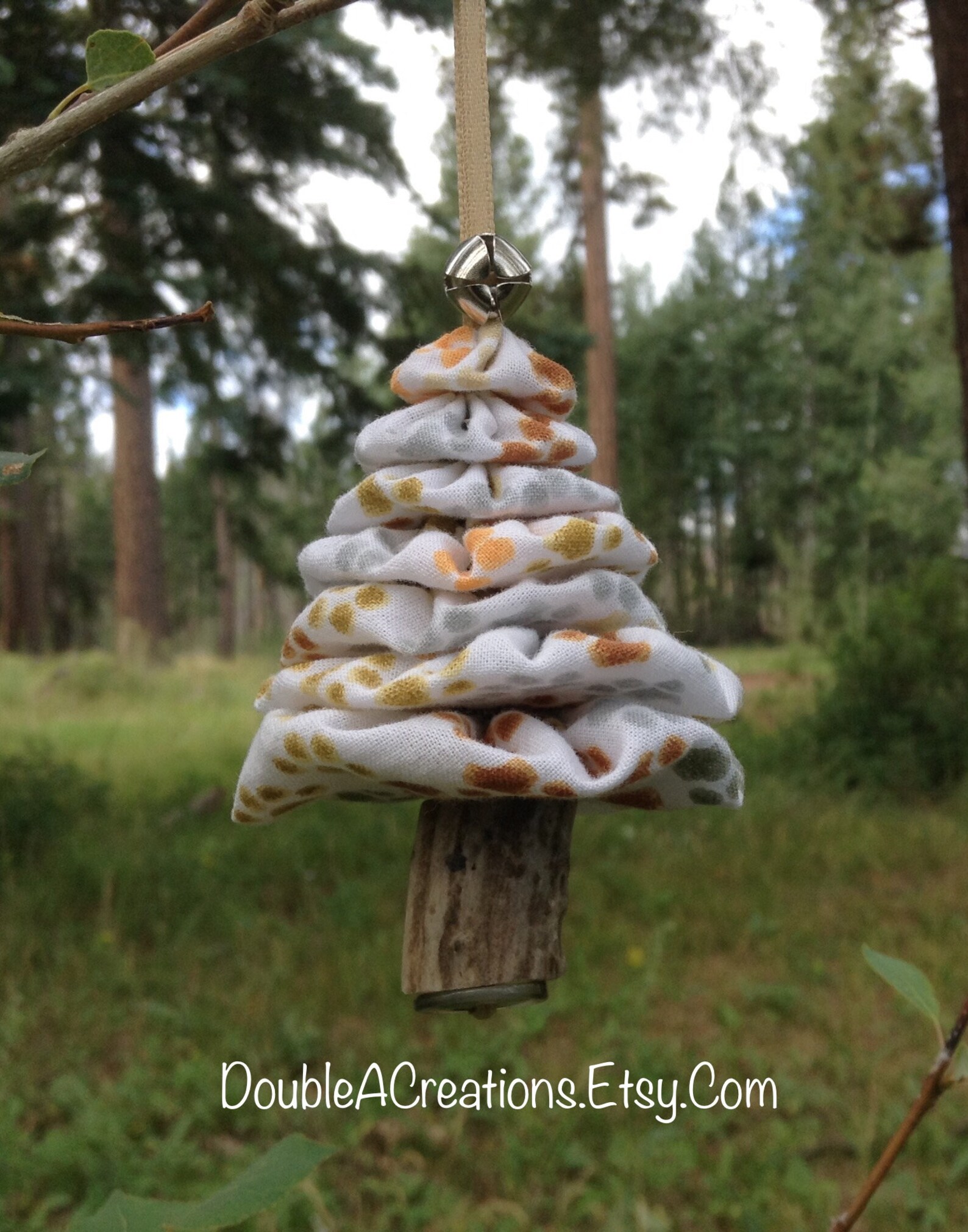 Primitive Puppy Paws With Antler Base Yo-yo Christmas Tree - Etsy