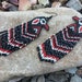 Native Ravens Beaded Earrings With Fringe, Salish Design - Etsy