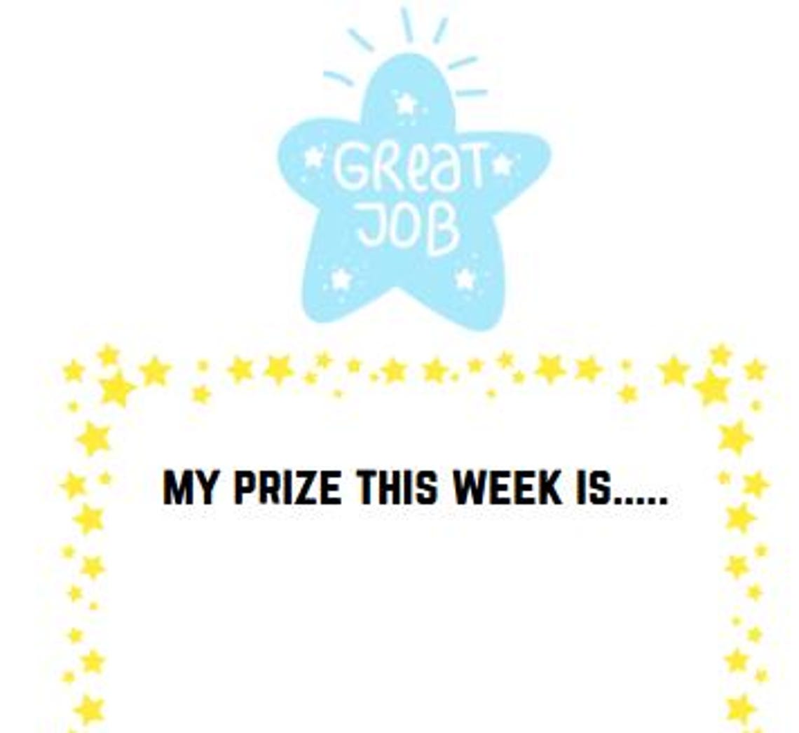 Printable Weekly Reward Chart Bundle – Sticker Tracker for Kids – Fun ...