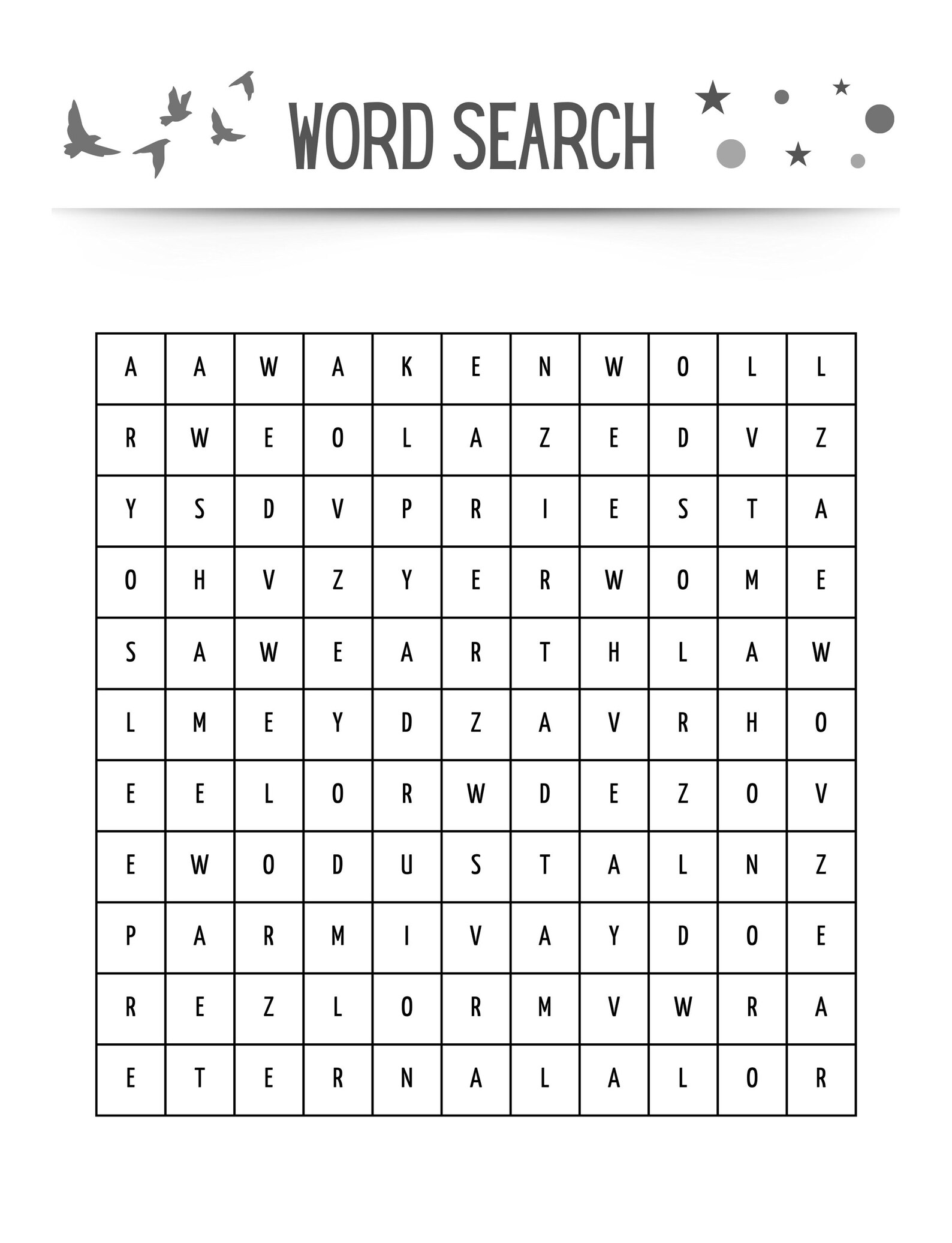 Bible Wordsearch Printables for Children Activity Book: Christian ...