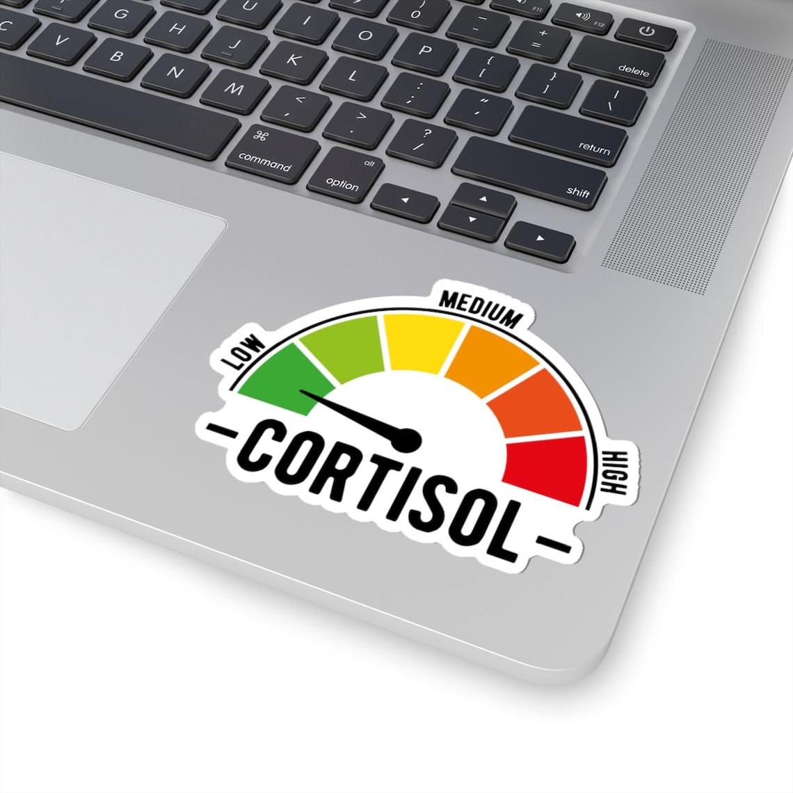 Funny Low Cortisol Levels Sticker, Stress Humor Cortisol Meme Decal - Etsy