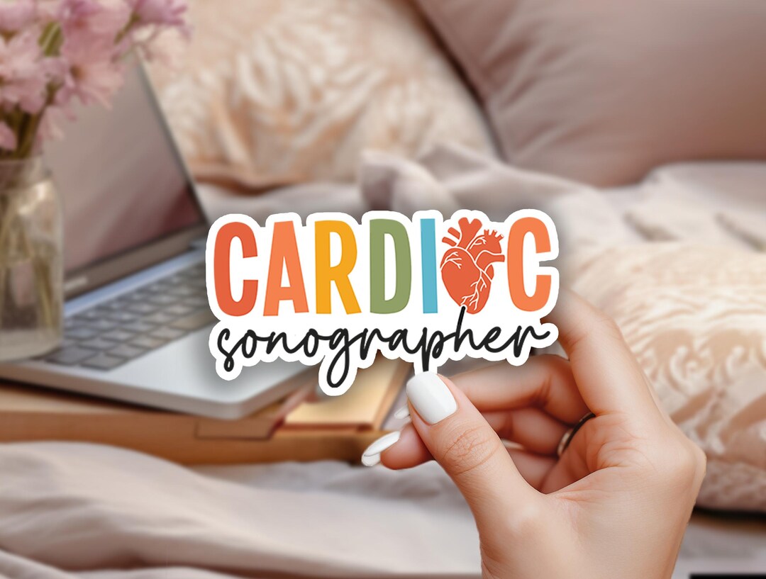 Cardiac Sonographer Sticker | Heart Sonography Tech Gift - Etsy