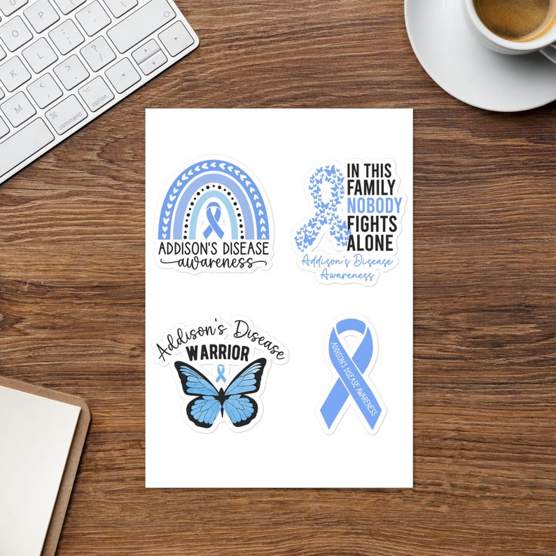 Addison’s Disease Awareness Sticker Pack: Chronic Illness Support ...