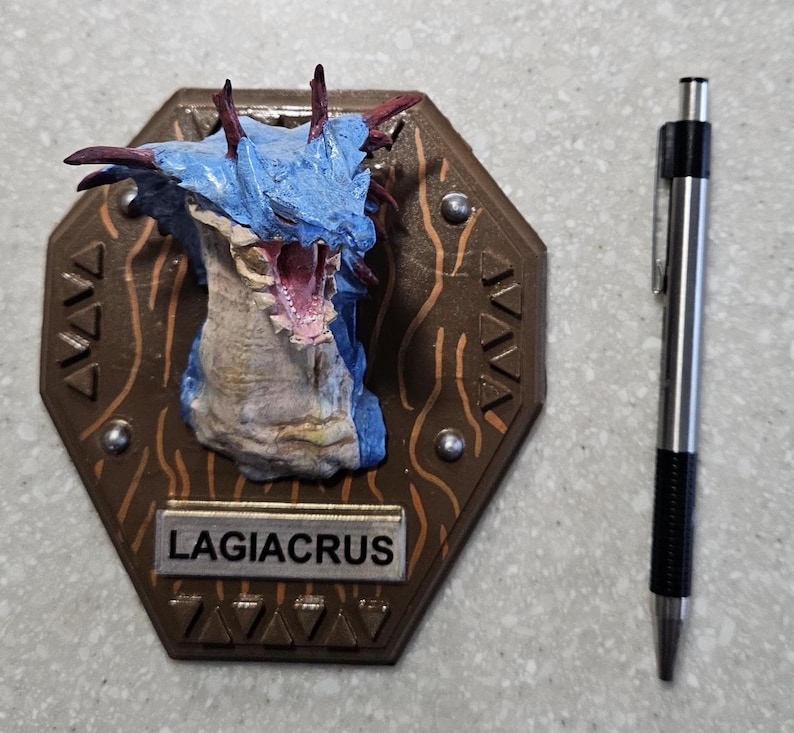 Lagiacrus Head Mount Plaque - Etsy