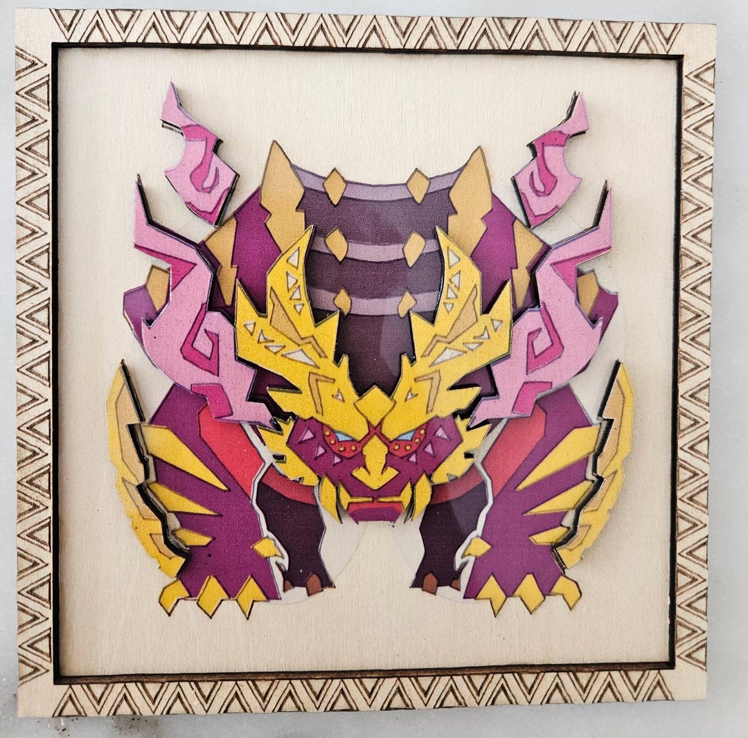 Magnamalo Monster Hunter Plaque - Etsy