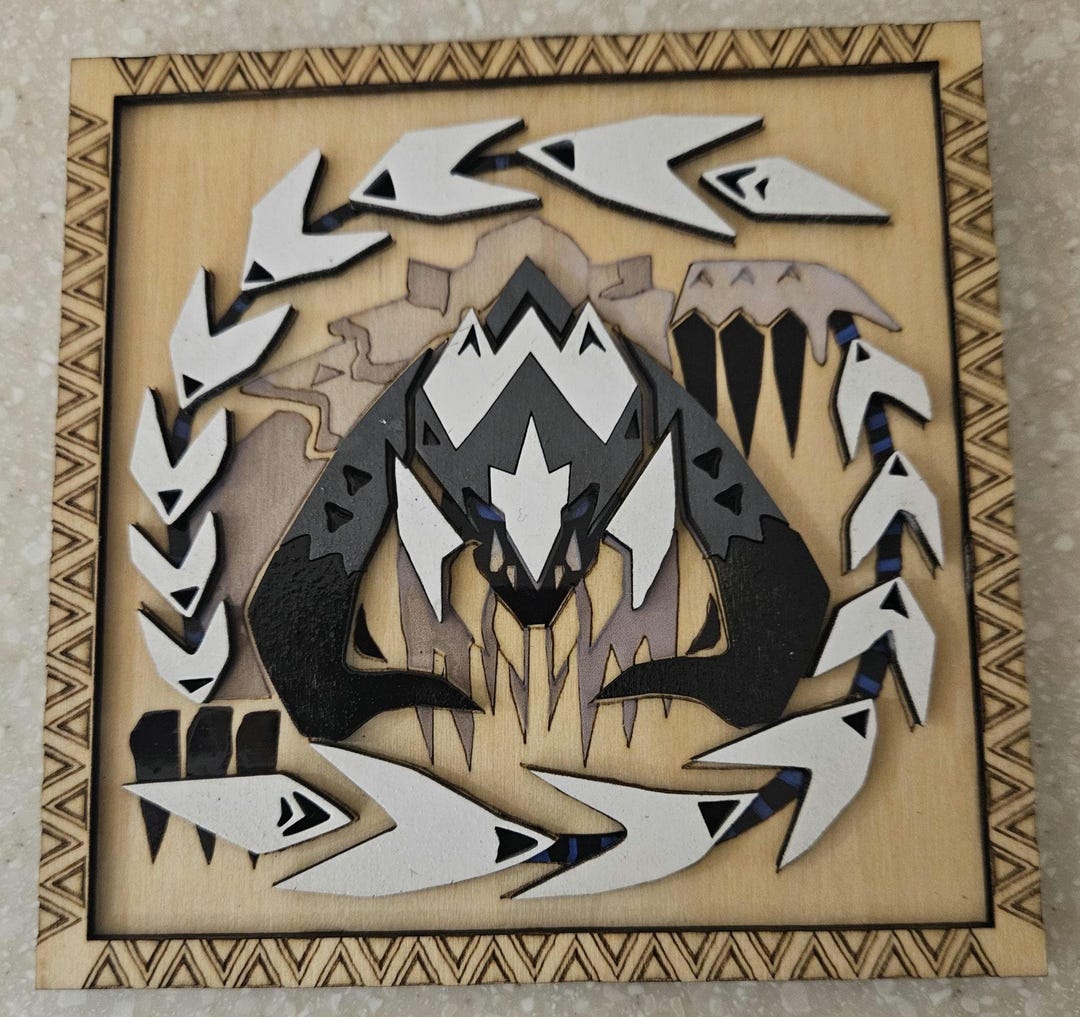 Arkveld Monster Hunter Plaque - Etsy