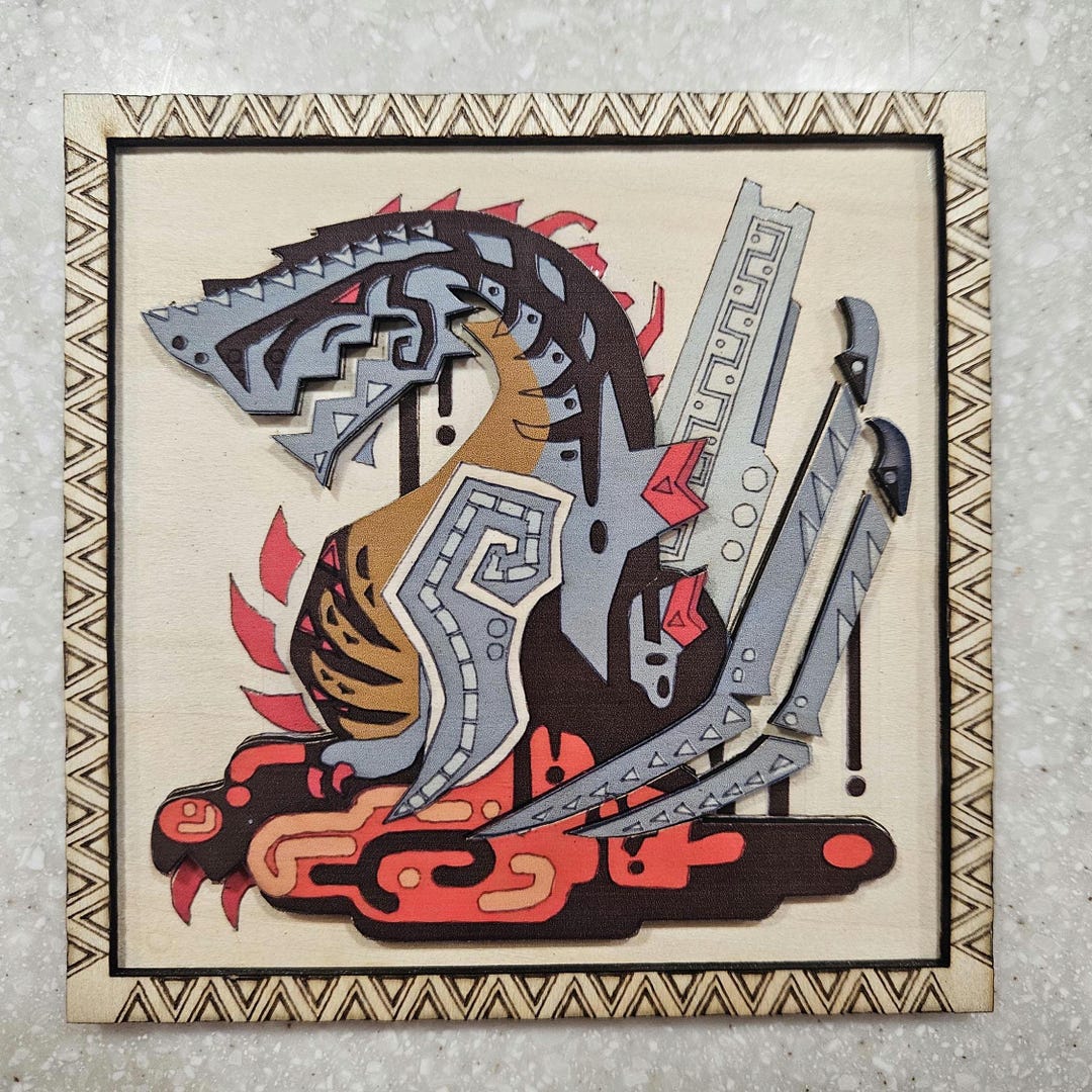 Gogmazios Monster Hunter Plaque - Etsy