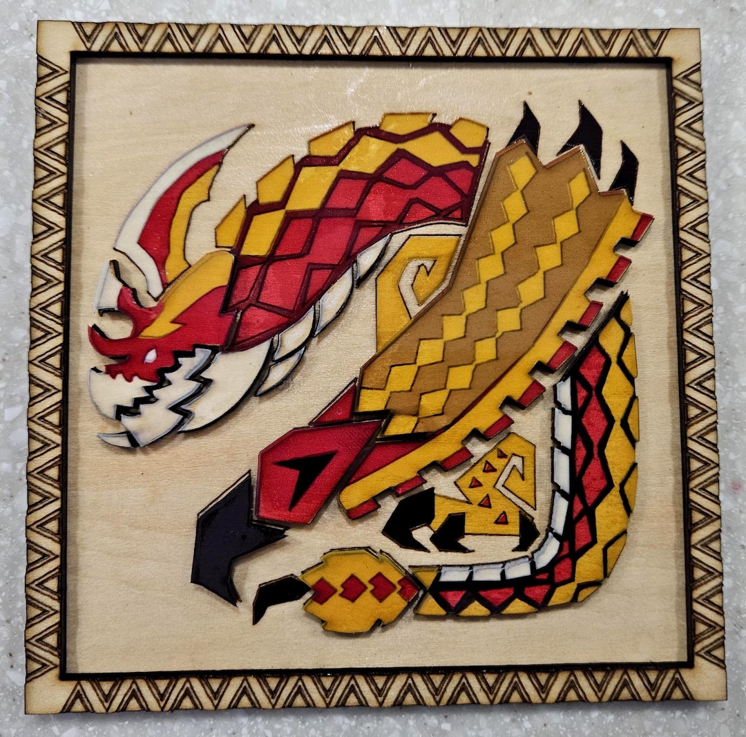 Seregios Monster Hunter Plaque - Etsy