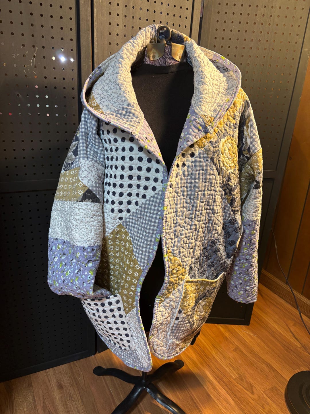 Upcycled Quilt Jacket 2X Oversized - Etsy
