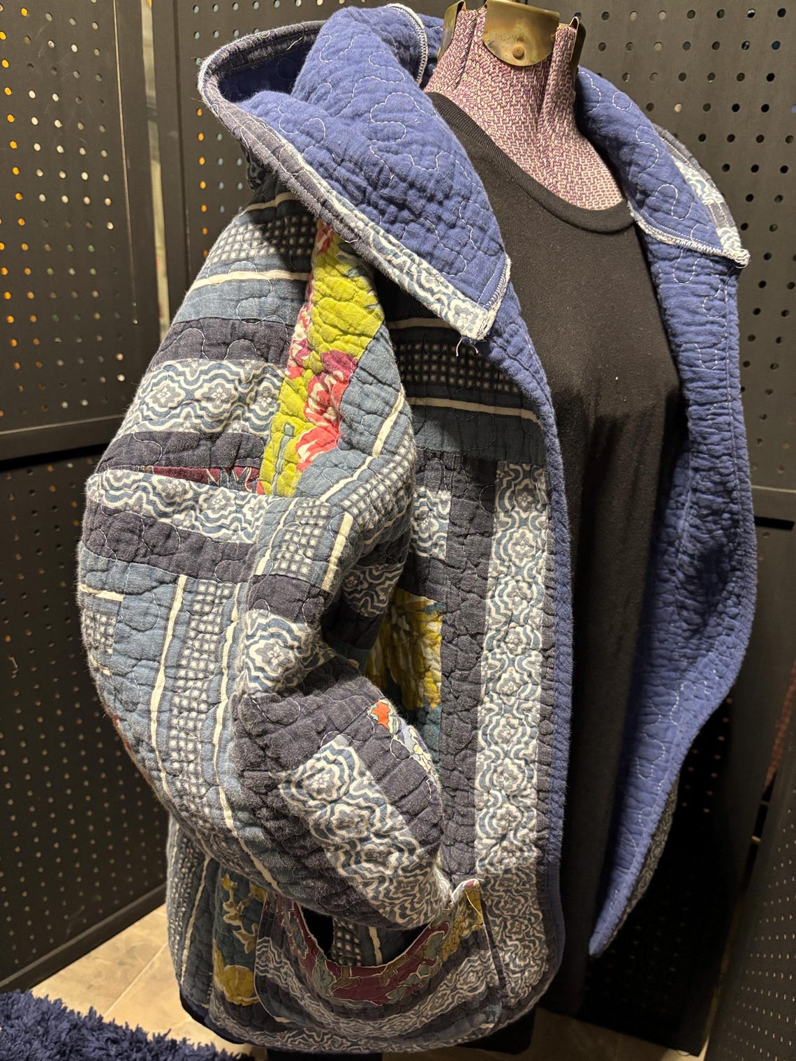 Upcycled Quilt Jacket Large Oversized - Etsy