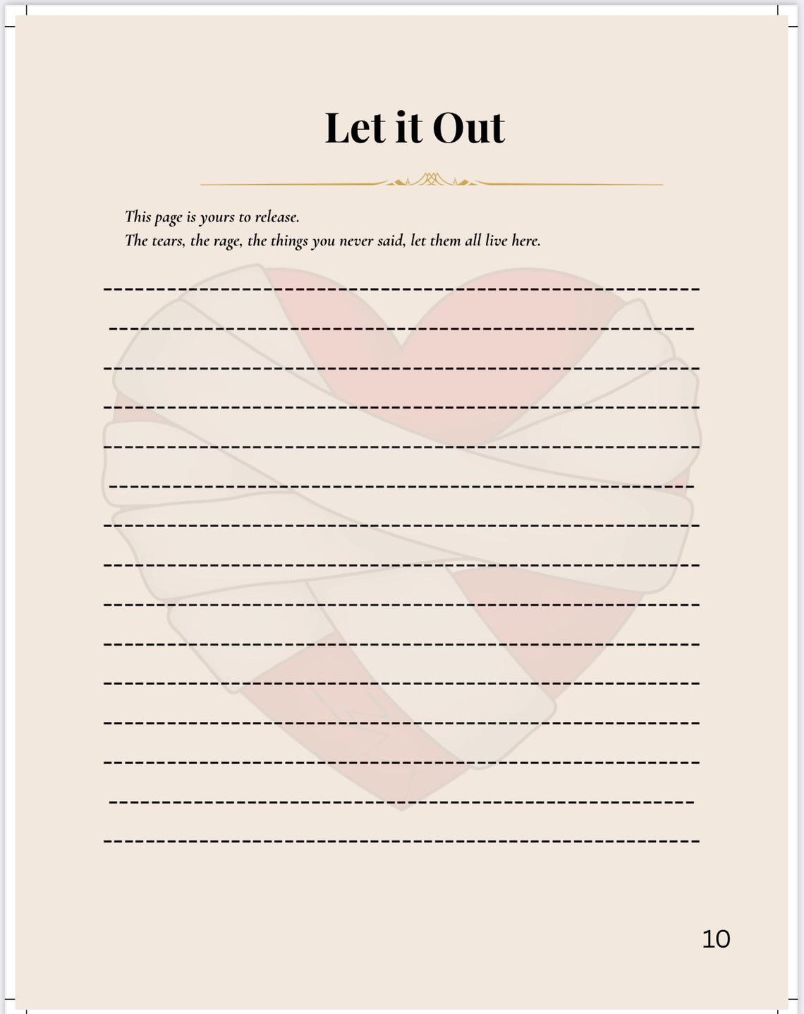 Healing Journal for Women – Unseen Scars | Guided Journal for Trauma ...