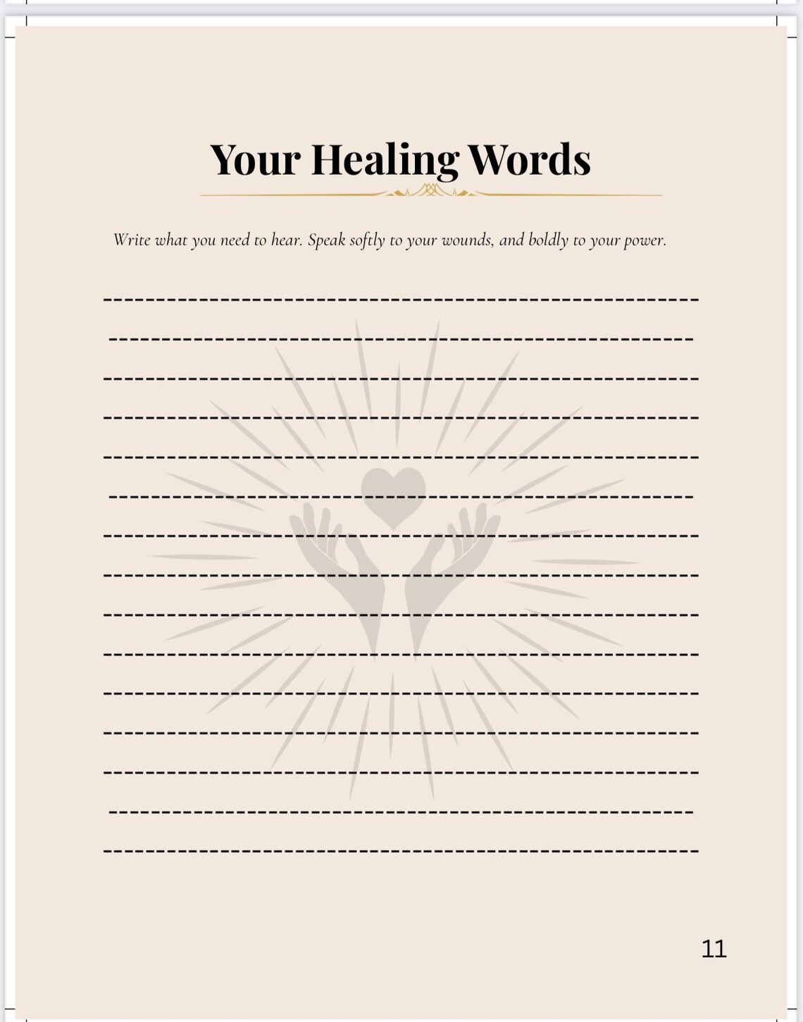 Healing Journal for Women – Unseen Scars | Guided Journal for Trauma ...
