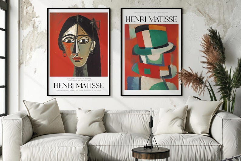 Henri Matisse Art Print Bundle: Abstract Modern Gallery Wall (digital ...
