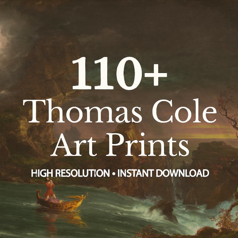 110+ Thomas Cole Landscape Prints | Hudson River School Wall Art | High ...