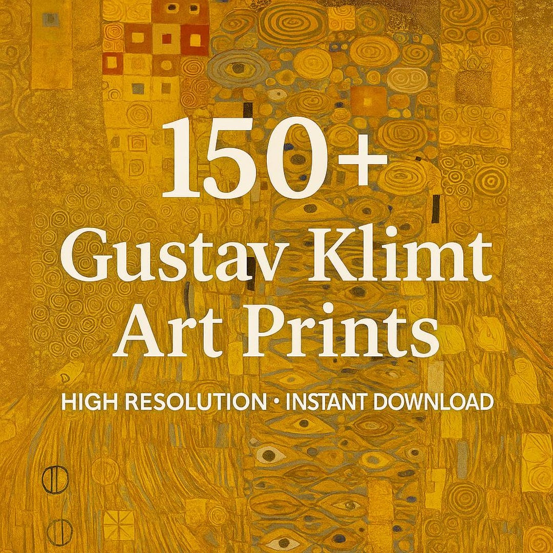 Gustav Klimt Prints: the Kiss, Tree of Life - Museum Wall Art (digital ...