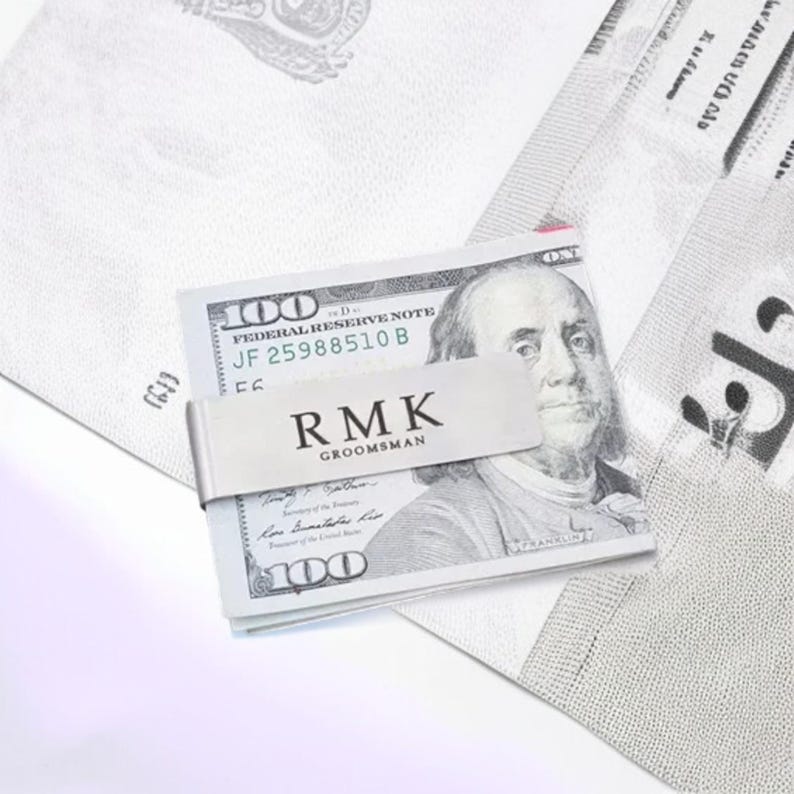 Personalized Money Clip – Custom Engraved Cash Clip Wallet, Unique Gift ...