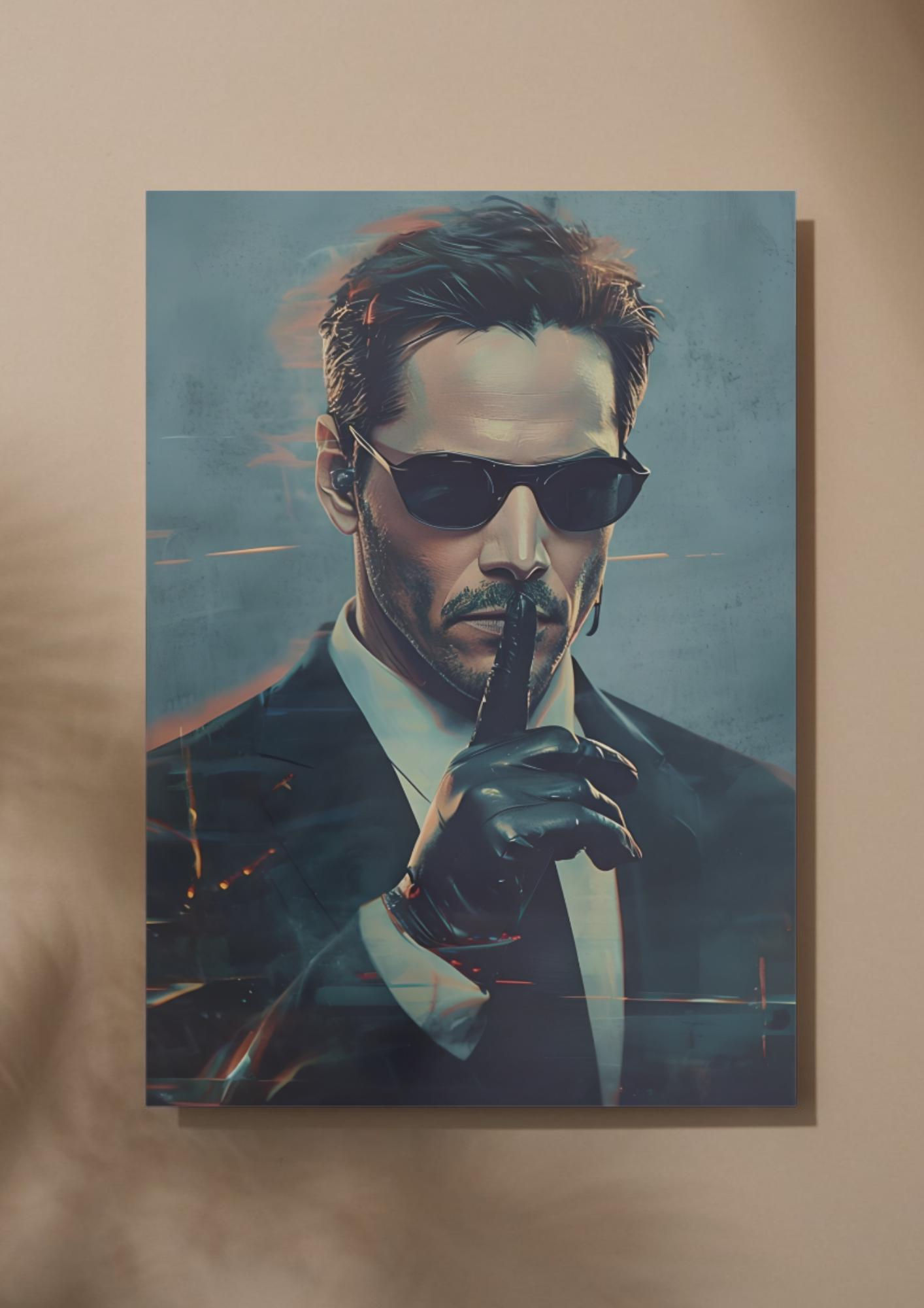 Iconic Keanu Reeves Poster, Movie Star Décor, Film Buff Gift, Actor ...