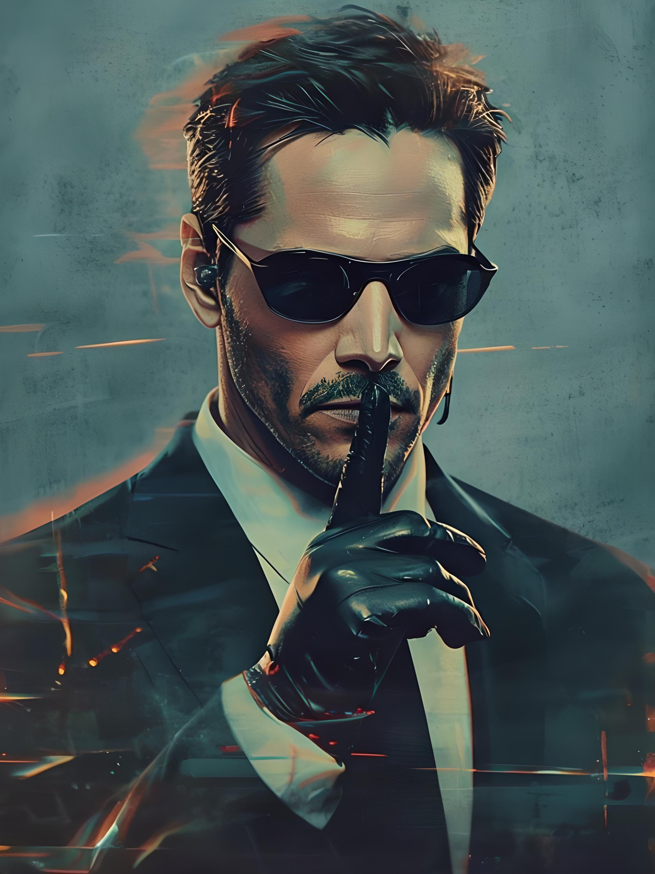 Iconic Keanu Reeves Poster, Movie Star Décor, Film Buff Gift, Actor ...