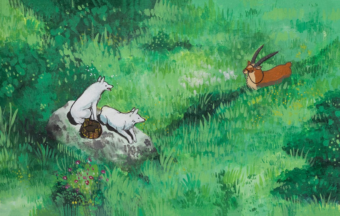 Princess Mononoke Frame Study 7x11 Art Print - Etsy