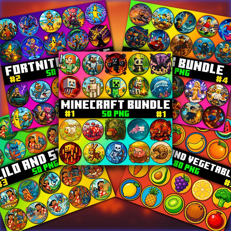 5 Badge Designs PNG Set – High-quality Badges All in One Set ...