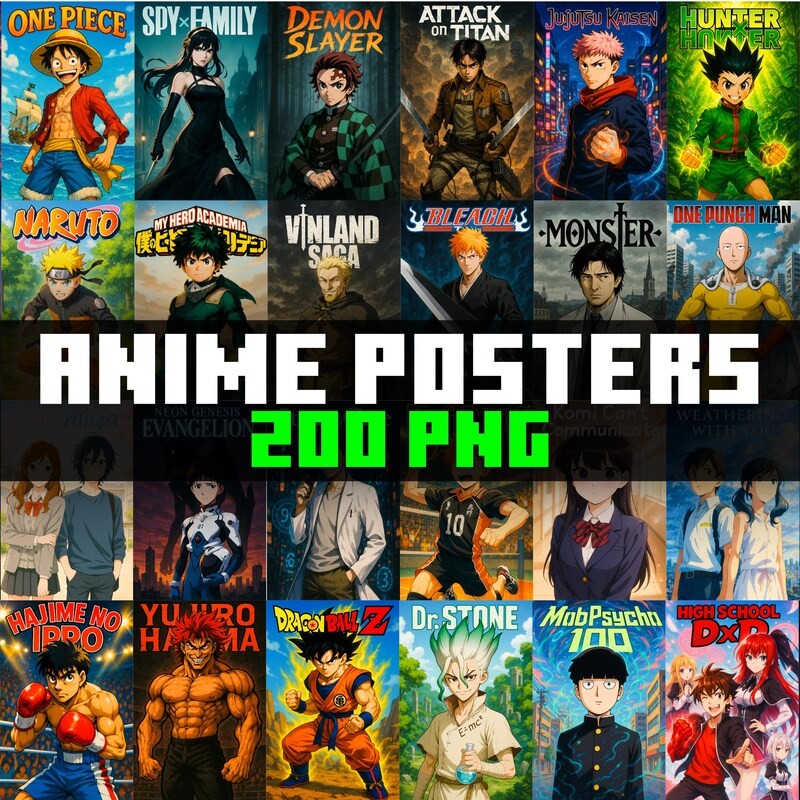 Anime Poster - Etsy