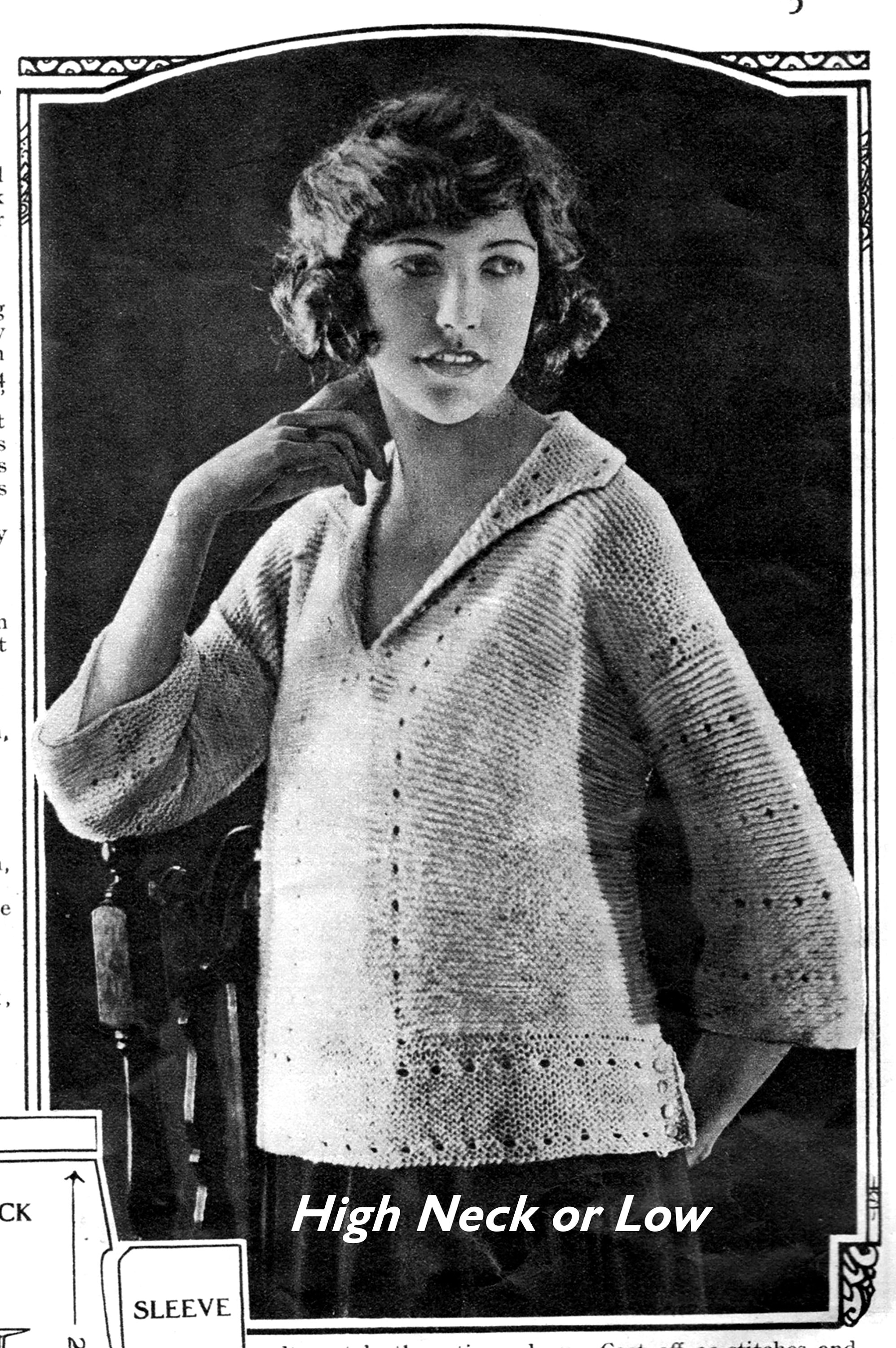 Early 1920s Easy to Make Jumpers 9 Designs Beginners Sweaters Tunics ...