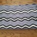 Grey Cream Crochet Blanket Afghan Throw Handmade Gift 50 - Etsy