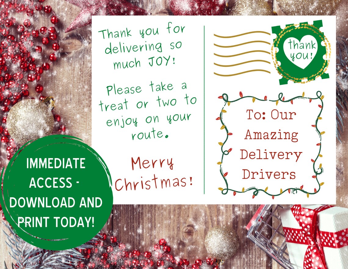 Make a Thank You Treat Basket for Your Amazon, UPS, Fedex, and USPS ...