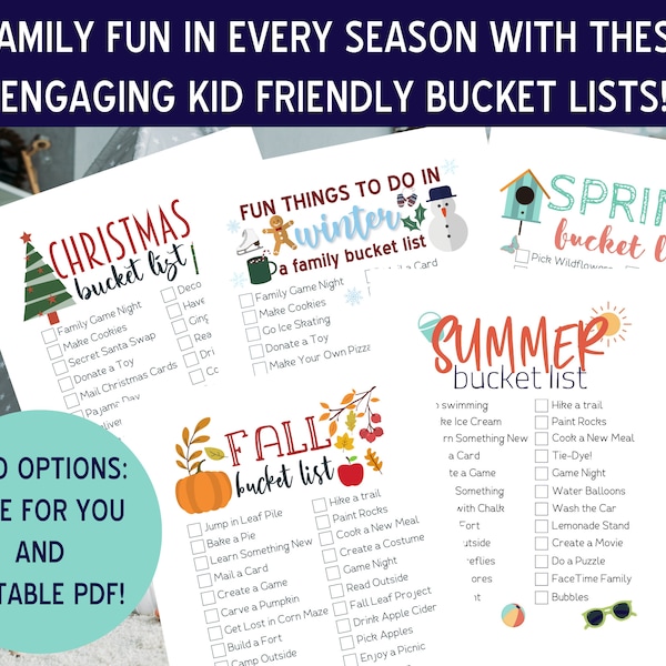 Bucket List - Etsy