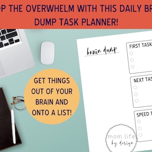 Brain Dump Printable to Do List, Get More Done With This Printable ...
