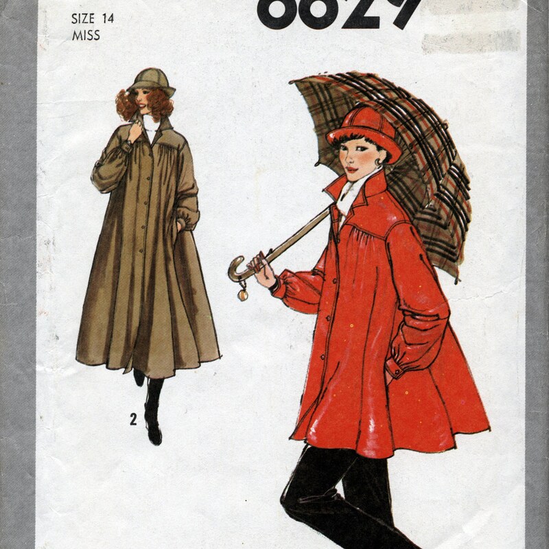 Raincoat Pattern - Etsy