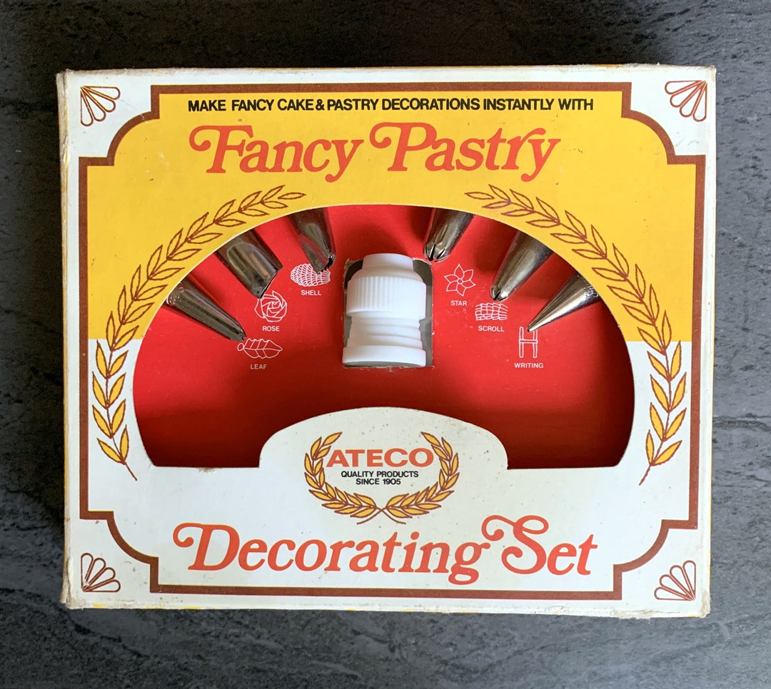 Vintage New Stock Fancy Cake & Pastry Decorating Set by Ateco - Etsy
