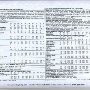 Misses' Halter Dress With Skirt and Length Variations Simplicity Sewing ...