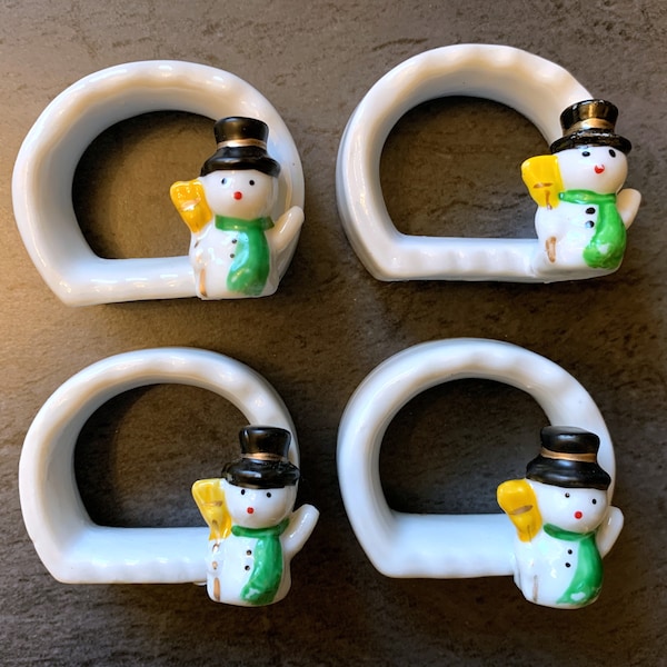 Porcelain Snowman - Etsy