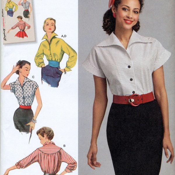 Simplicity Sewing Pattern Blouse - Etsy