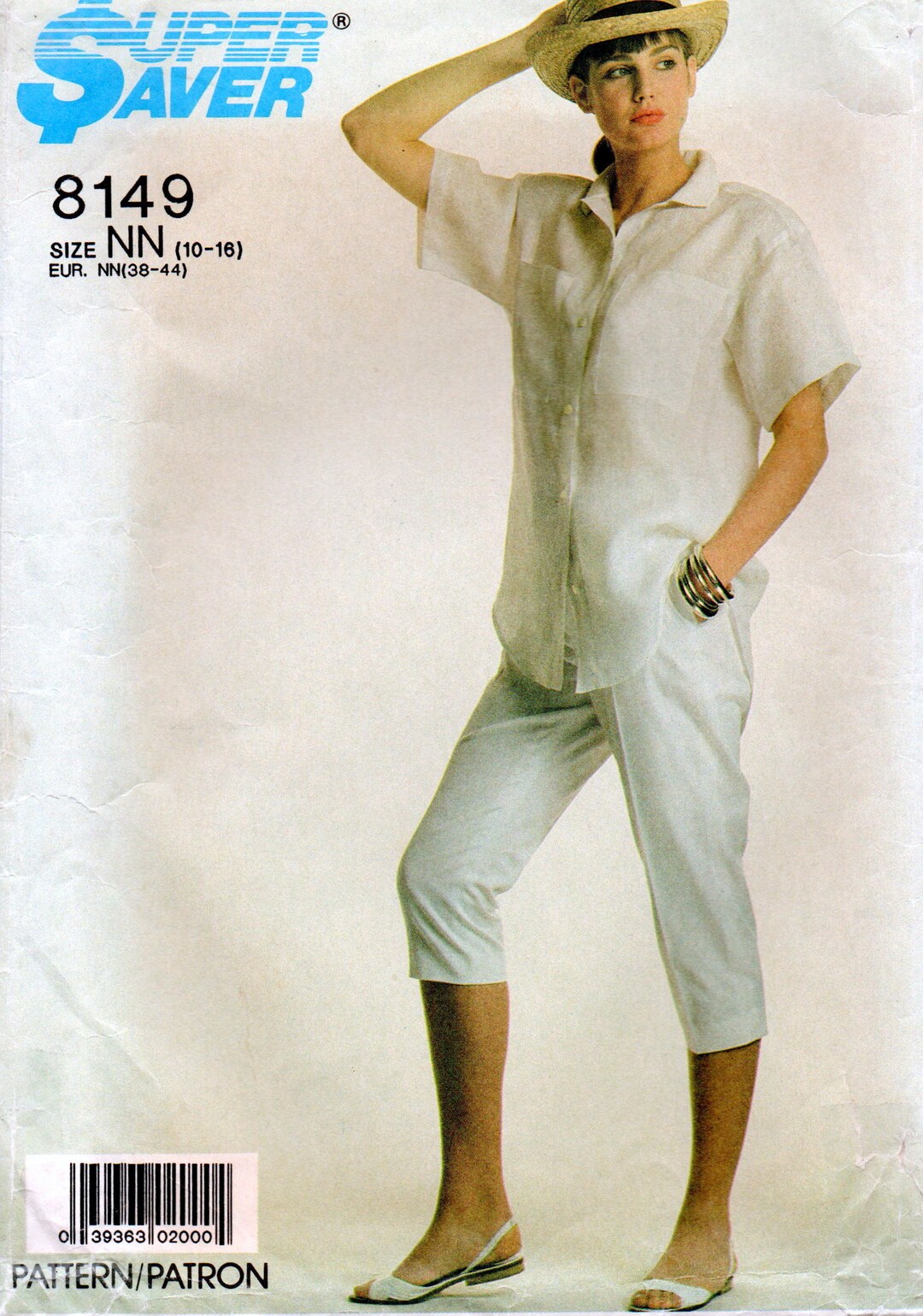 Misses' Easy-to-sew Pants and Loose Fitting Shirt Sewing Pattern ...